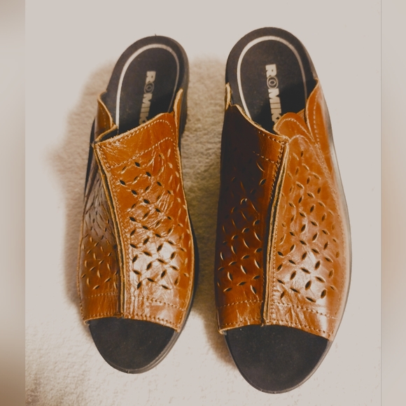Romika | Shoes | Romika Brown Sandal Clog 2726 Mokasetta 326 In ...